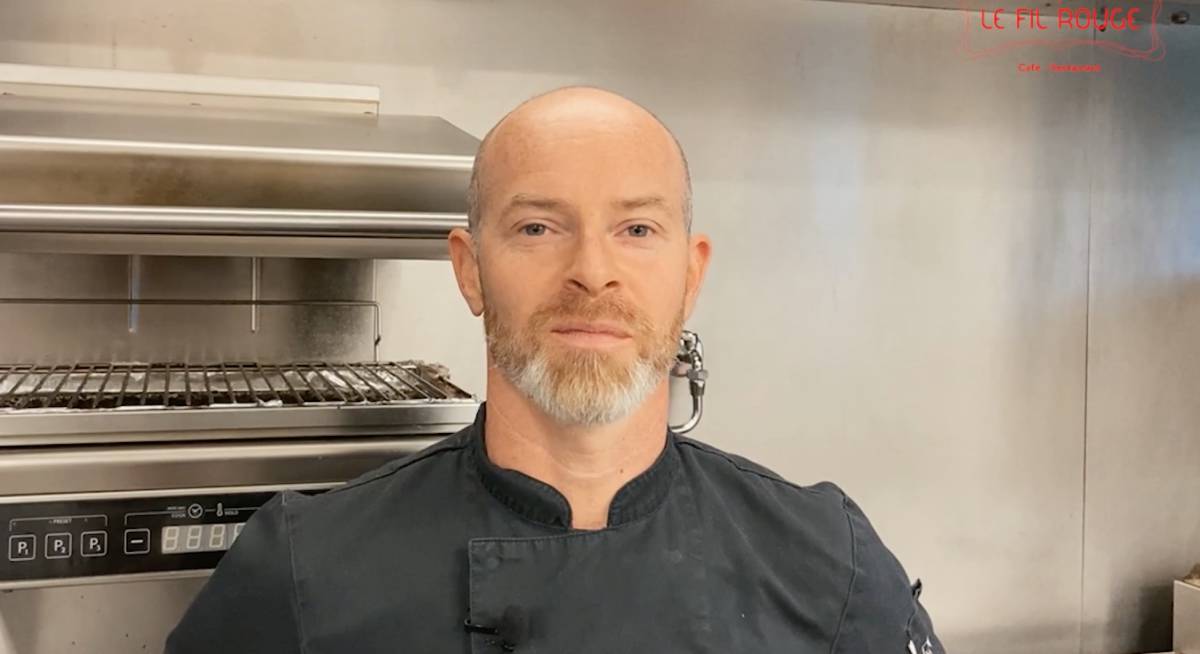 Présentation de Xavier, chef de cuisine - Restaurant Le Fil Rouge